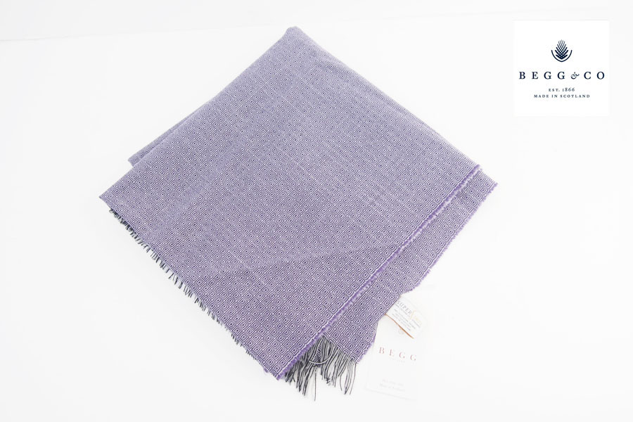 ベグ アンド コー｜BEGG & CO｜BARRA LAVERY PURPLE ストール