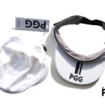 ピージージー｜PGG｜2WAYキャップ・サンバイザー｜ユニセックス｜ホワイト - 鳩目堂 本店